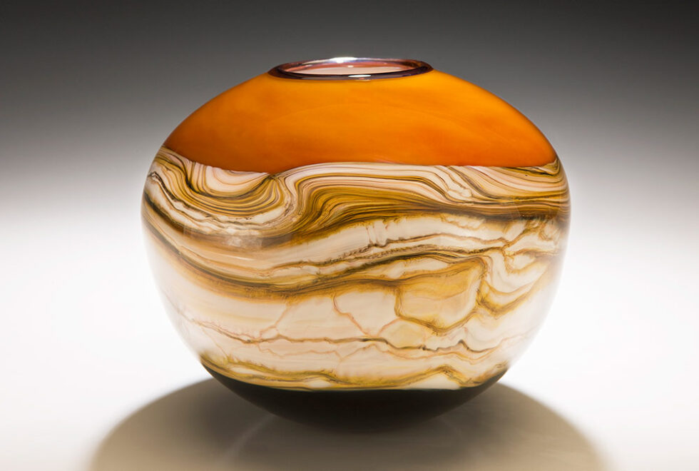Strata Series Art Glass Vessels - Gartner Blade Glass